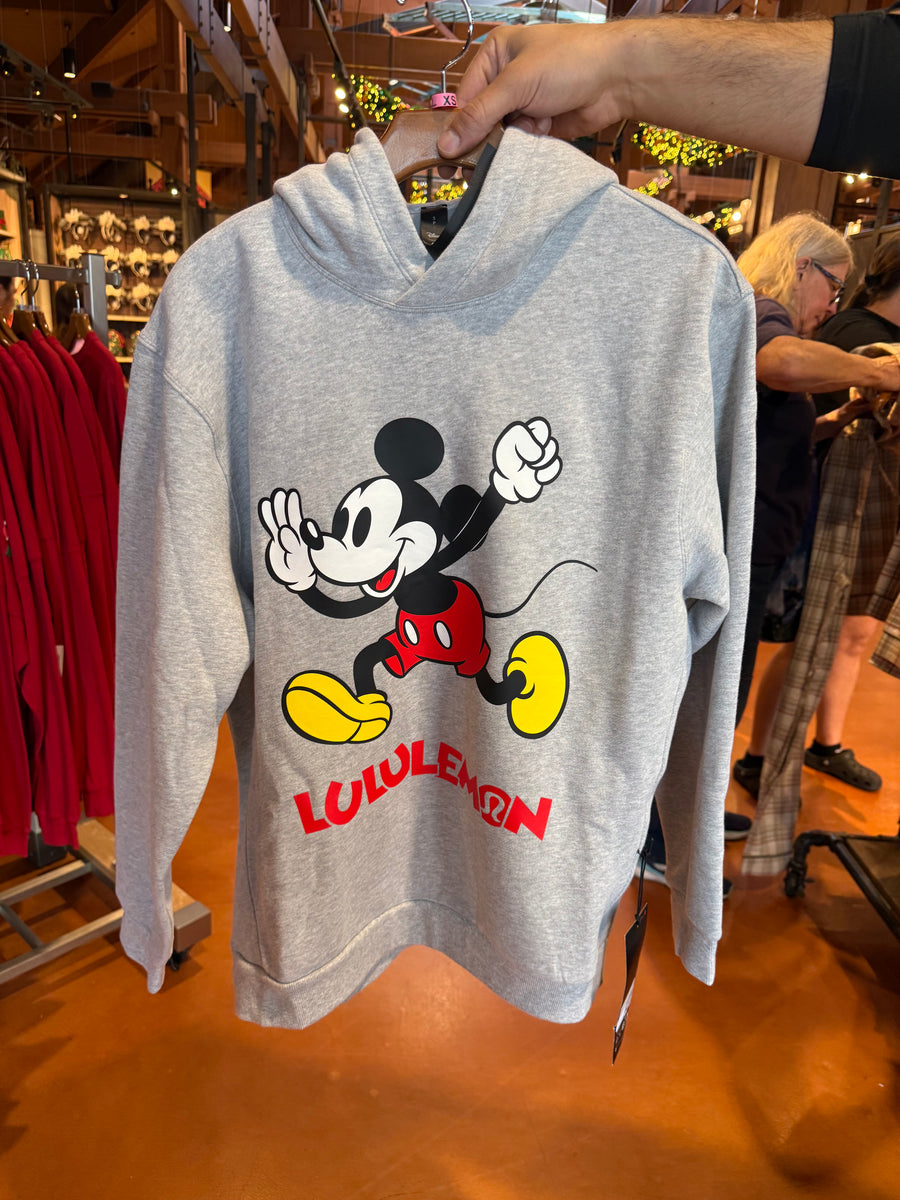 Lululemon x Disney Mickey Grey Hoodie – Neverland Delivery