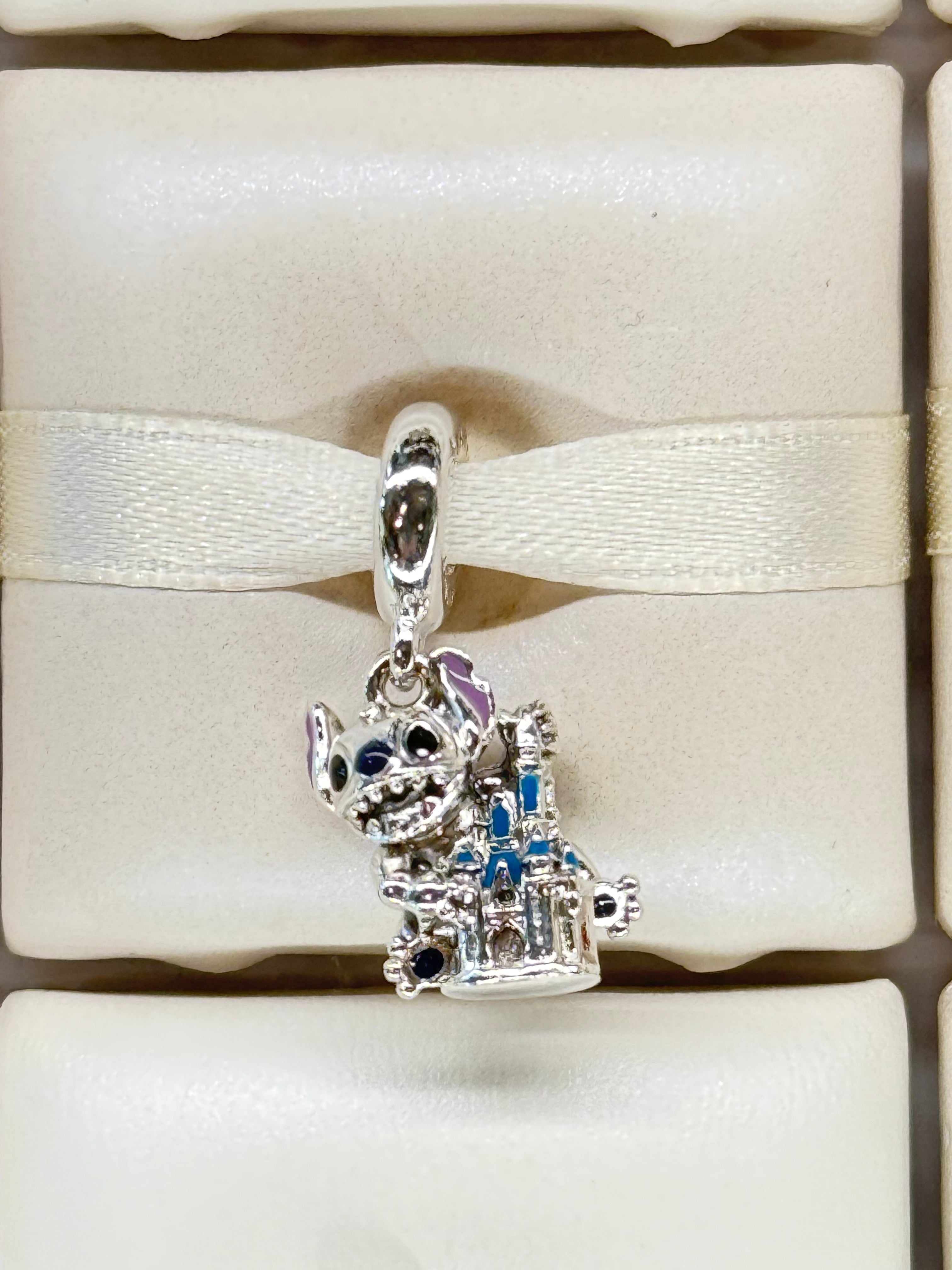 Stitch Crashes Disney Castle Charm by Pandora – Neverland Delivery