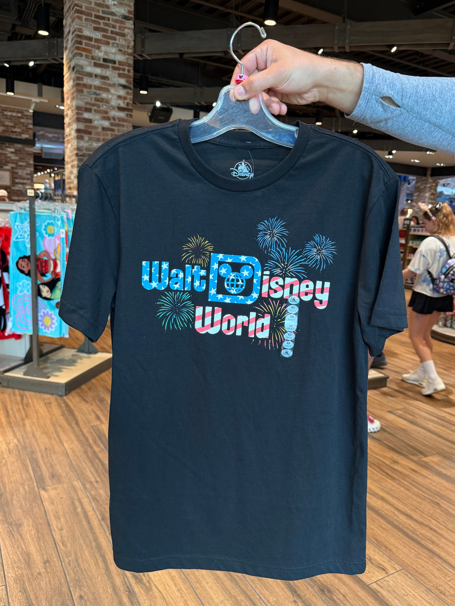 Walt Disney World American Flag Fireworks Tee – Neverland Delivery