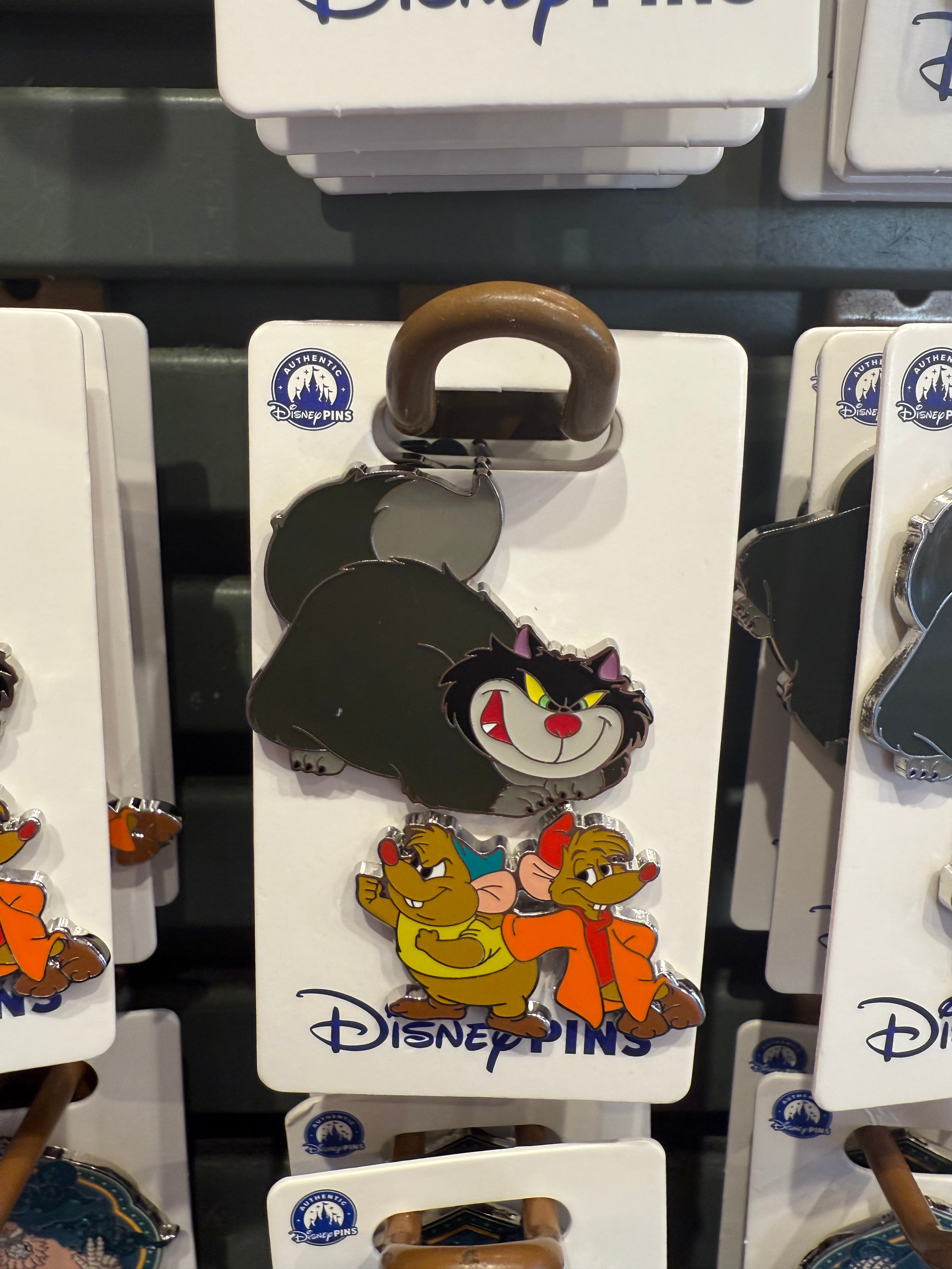 Lucifer Jaq and Gus Gus Pin Set – Neverland Delivery